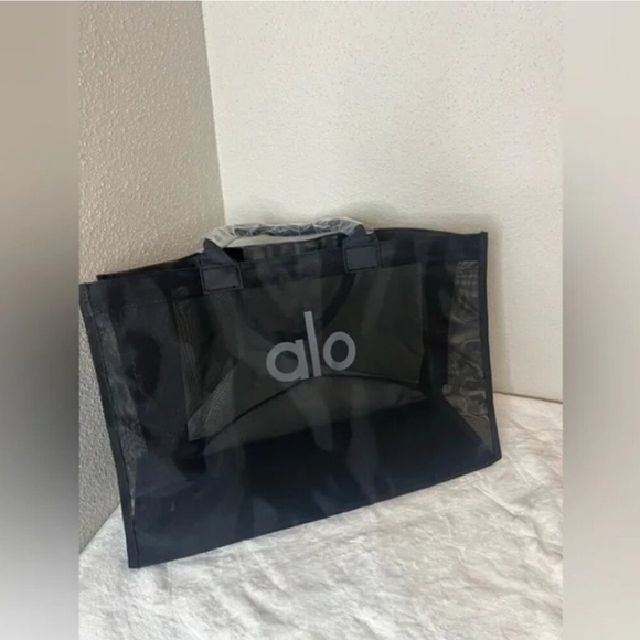 ALO Yoga | Bags | Alo Black Or White Mesh Tote Bag | Poshmark
